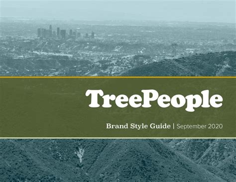 Treepeople • Branding Style Guides