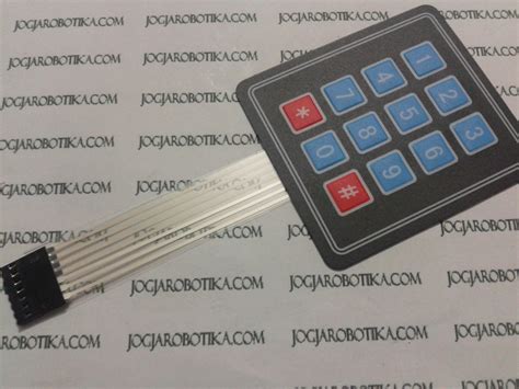 Jual 3x4 Matrix Keypad Membran