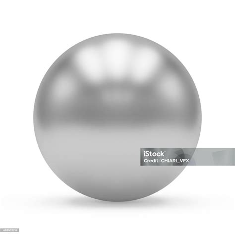 흰색 배경에 3d 실버 영역 구에 대한 스톡 벡터 아트 및 기타 이미지 구 은 금속 반사 광학 작용 Istock