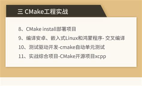 Cmake构建大型c项目在线视频教程 Csdn程序员研修院