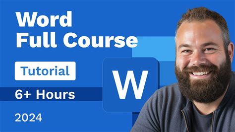 Word Full Course Tutorial Youtube
