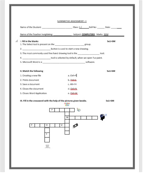 Computer Science Model Papers Grade