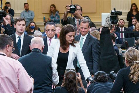 Trump White House Aide Cassidy Hutchinson Enters Spotlight After Jan 6 Testimony Pbs News