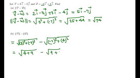 Trigonometry Finding Magnitude Of A Vector Youtube