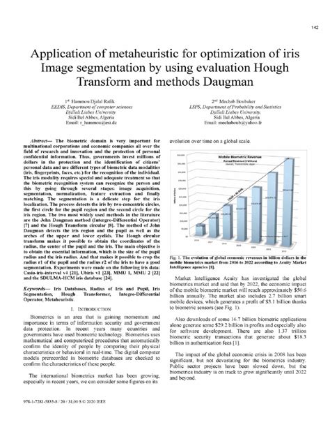 Application Of Metaheuristic For Optimization Of Iris Image Segmentation By Using Evaluation