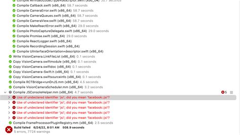 I Got This Error Use Of Undeclared Identifier Jsi Did You Mean