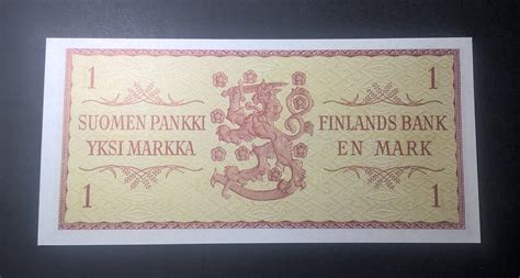 Notes Of The New Markka: 1 Markka (Finland, 1963)-Reference
