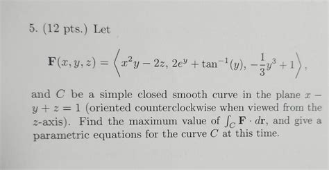 Solved 5 12 Pts Let Chegg Com