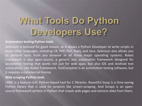Python Developmentpptx Python Developmentpptx