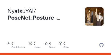 github nyatsuyai posenet posture estimation