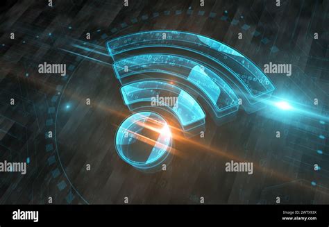 Wifi Wireless Mobile Connection And Internet Hotspot Symbol Digital