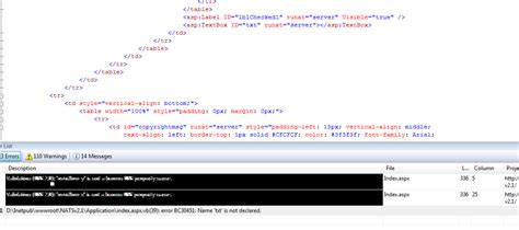 Visual Studio How To Resolve Build Error In Asp Net Website Stack Overflow