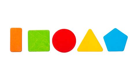 기하학적 인 모양에 화려한 나무로 되는 장난감 블록입니다 화려한 텍스처입니다 주황색 사각형 녹색 광장 빨간색 노란색 삼각형 원과 파란색 국방부 0명에 대한 스톡 사진 및