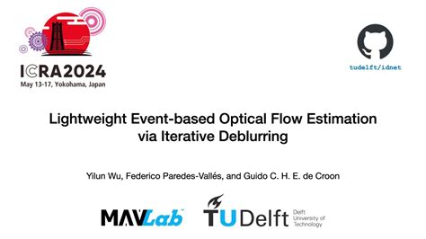 lightweight event based optical flow estimation via iterative