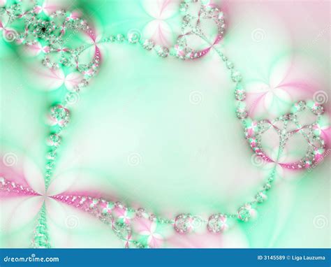 Chain Of Flowers Stock Illustration Illustration Of Pink 3145589