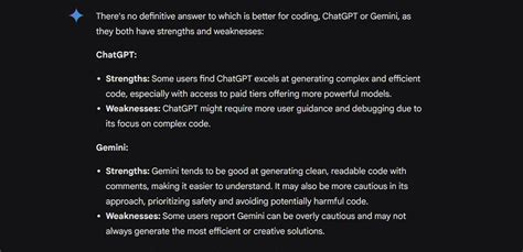 ChatGPT Vs Gemini Which AI Chatbot Is Better At Coding