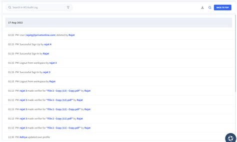 Understand Audit Log Dox2U Help Center Understand Audit Log Dox2U Help Center