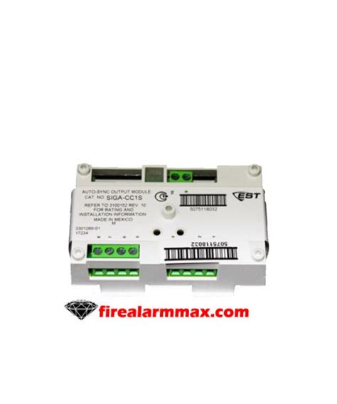 edwards siga cc1s synchronization module fire alarm max
