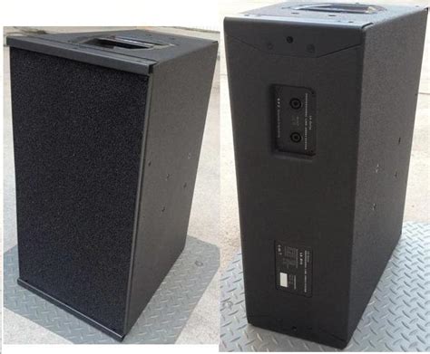 Empty Line Array Speaker Pa Sound System Wooden Cabinet Box Professional Speaker And Loud