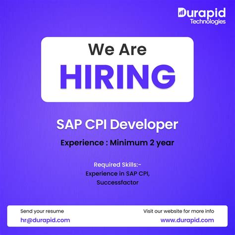 Durapid Technologies Private Limited On Linkedin Experience Immediatejoinerpreferred Hiring