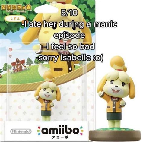 Isabelle Best Plastic Food R Amiibo