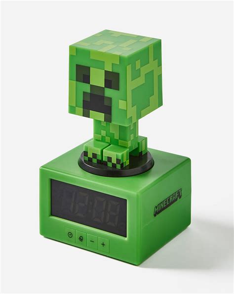 Minecraft Creeper Alarm Clock Home Essentials