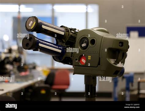 A STARStreak LML NG Lightweight Multiple Launcher Next Generation Missile System On Display