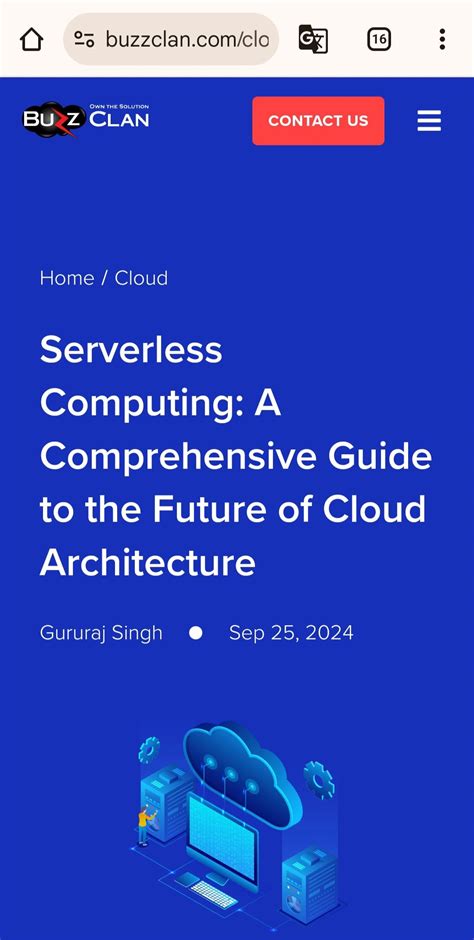 Serverlesscomputing Cloudarchitecture It Technology Innovation