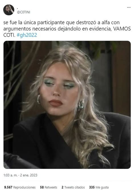 Coti Fue Eliminada De Gran Hermano 2022 Y Las Redes Estallaron De Memes