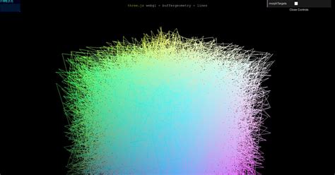 Threejs Webgl Buffergeometry Lines