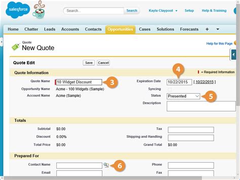 Create A Quote CustomGuide