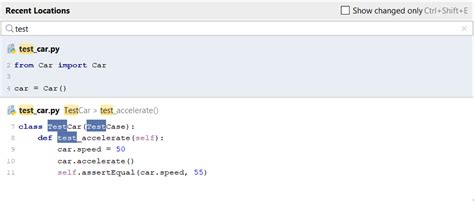 Source Code Navigation PyCharm