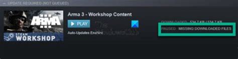 Fix Missing Downloaded Files Error On Steam