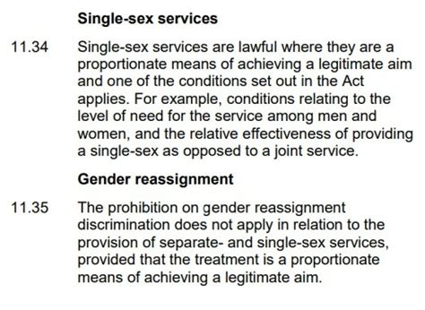 Equality Act Statutory Code Of Practice Needs Changing To Protect Single Sex Spaces Mumsnet