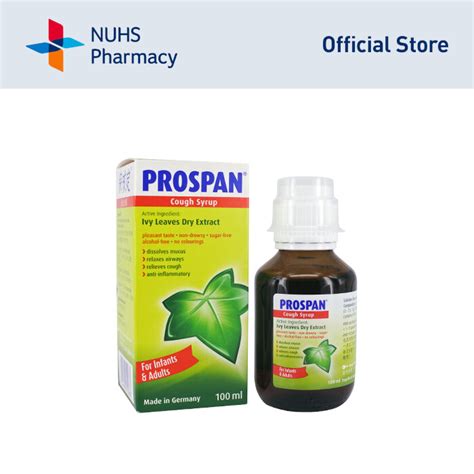 Prospan Cough Syrup 100ml Nuhs Pharmacy Lazada Singapore