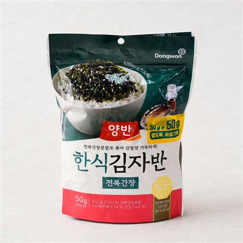 동원 양반 한식 김자반 전복간장 메가마트몰
