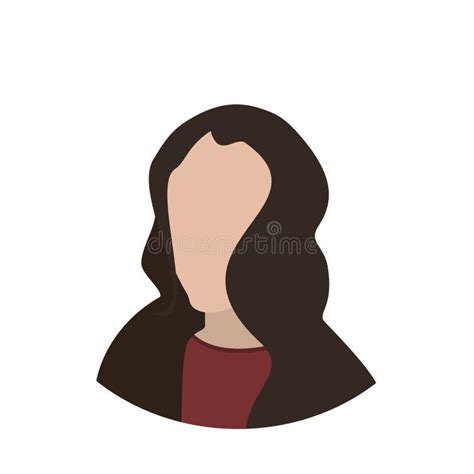 3d Isometric Flat Vector Set Of Women Hairstyles Item 5 Stock