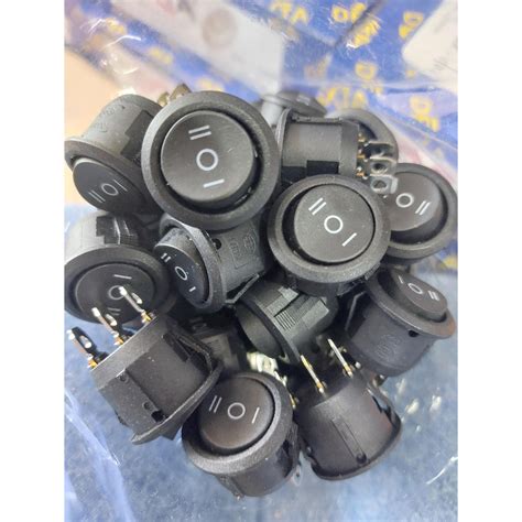 Jual Saklar Switch Bulat On Off 2 Pin Saklar On Of 3 Pin Bulat Uk