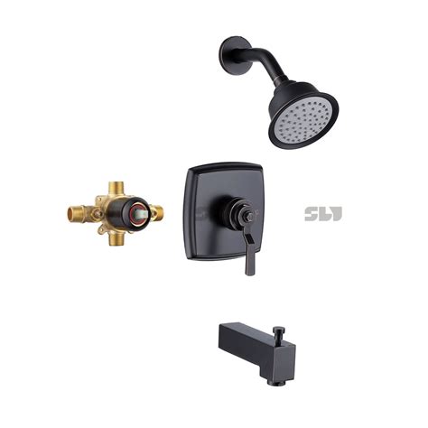 Sly Wall Mounted Combo Set Faucet Luxury Concealed Shower Mixer Two