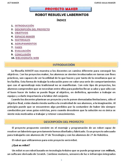 Proyecto Robot Resuelve Laberintos Pdf Scratch Lenguaje De