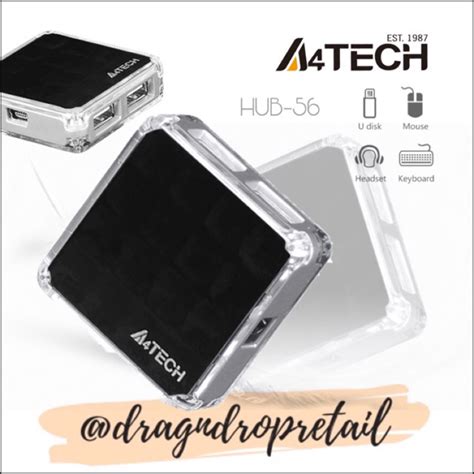 A4tech Usb Hub 4 Port Pocket Usb 2 0 Hub Hub 56 Shopee Philippines