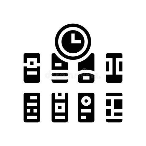 Crazy 8s Ux Ui Design Glyph Icon Vector Illustration Stock Vector Illustration Of Marketing