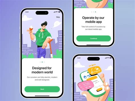 FastGo Scooter Mobile App UI UX Case Study Orbix Studio Mobile App Ui Mobile App Ux Mobile