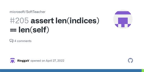 Assert Len Indices Len Self · Issue 205 · Microsoft Softteacher