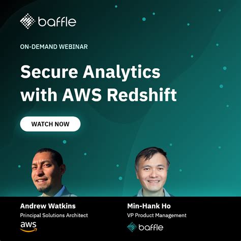 Secure Analytics With Aws Redshift