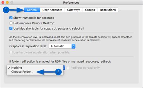 Setting Up Access From Mac Os X