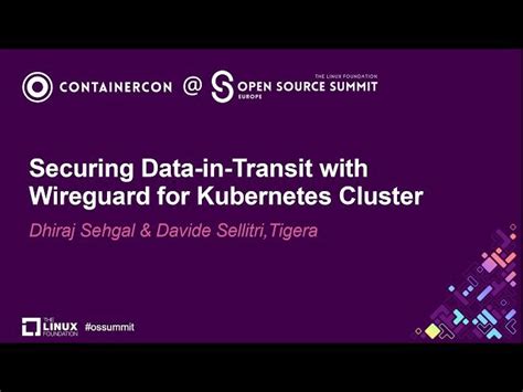 Free Video Securing Data In Transit With Wireguard For Kubernetes Clusters From Linux