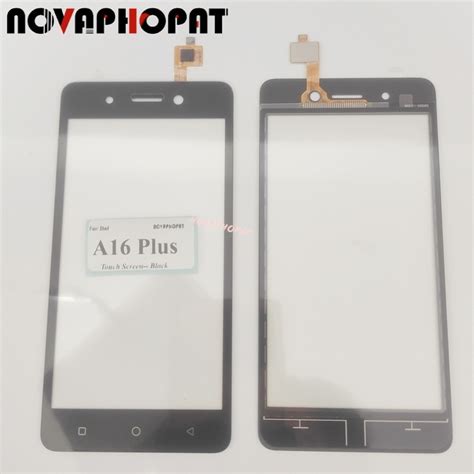 Black Touch Screen For Itel A Plus A Touch Sensor Digitizer Glass Panel Front Touchscreen