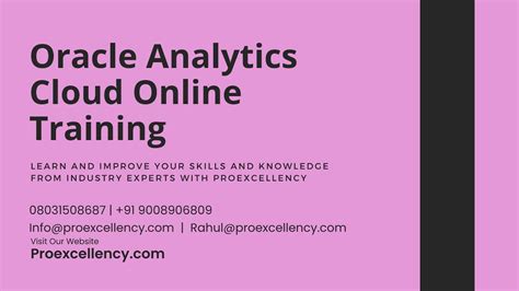 Oracle Analytics Cloud Training Oracle Analytics Cloud Professional Training And Certifications