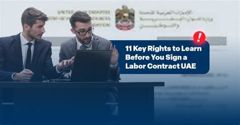 11 Rights To Learn Before You Sign Your Labor Contract Uae
